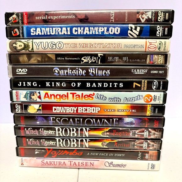 Media | Anime Dvd Collection Lot Of 13 Dvds Anime Dvds | Poshmark